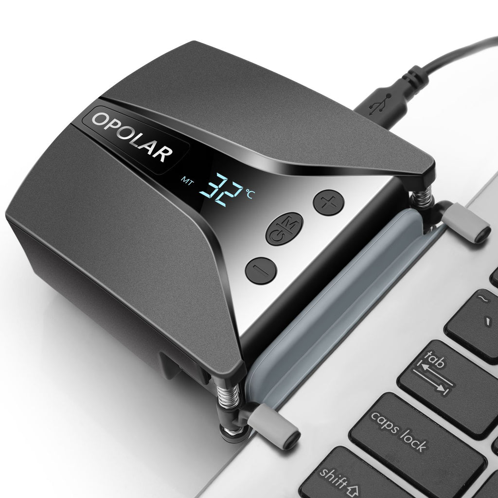 Laptop Fan Cooler with Temperature Display | Rapid Cooling – Rocksteady ...